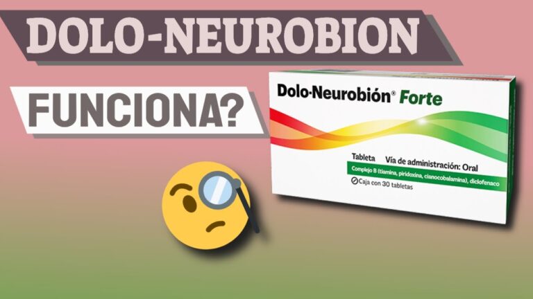 ¿Cuántas pastillas de Dolo Neurobion Forte puedo tomar? Dosificación y ...